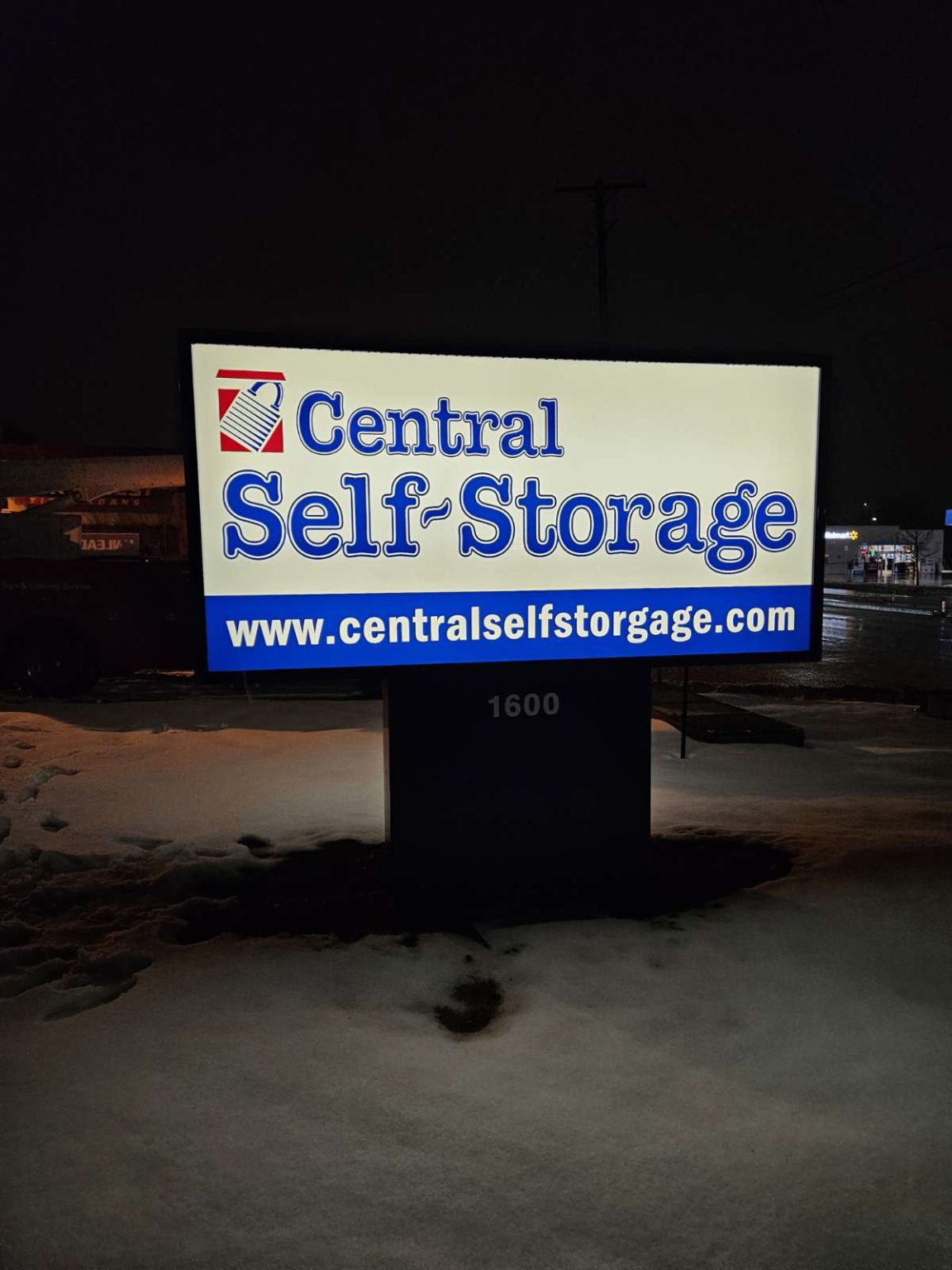 Sign Face Replacements – Central Self Storage, Boise, ID | YESCO Sign ...