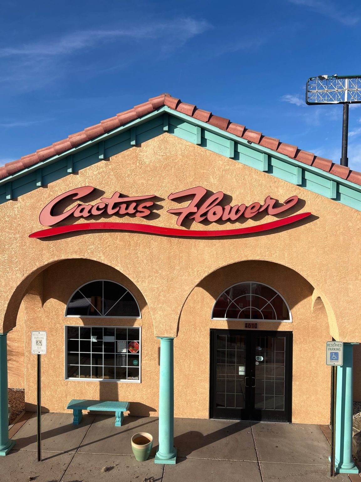 Cactus Flower Restaurant Sign Repair – YESCO Colorado Springs