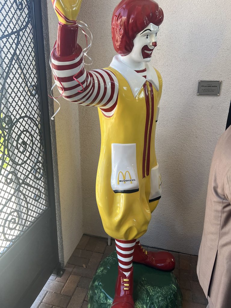 Ronald McDonald Statue Restored & Installed | YESCO Las Vegas