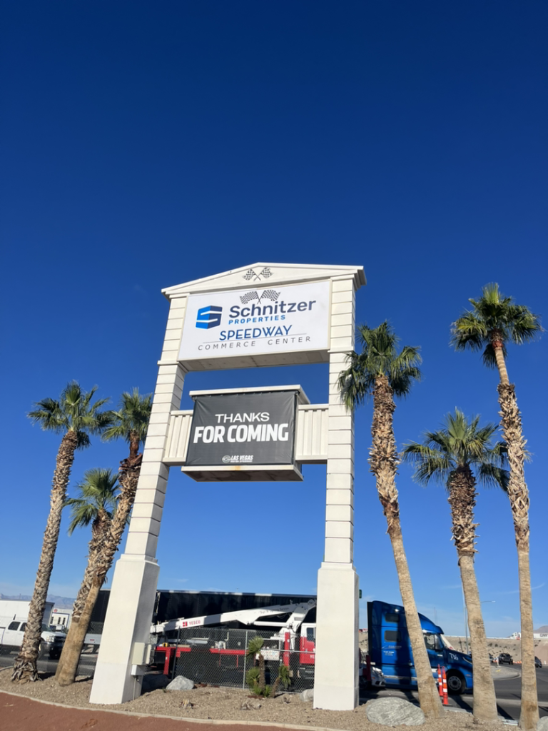 Speedway Commerce Sign Retrofit | YESCO Sign & Lighting Las Vegas