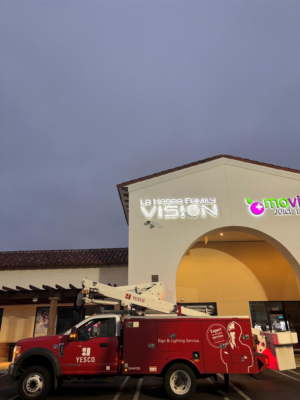 La Habra Family Vision Channel Letter Retrofit | YESCO Sign & Lighting ...