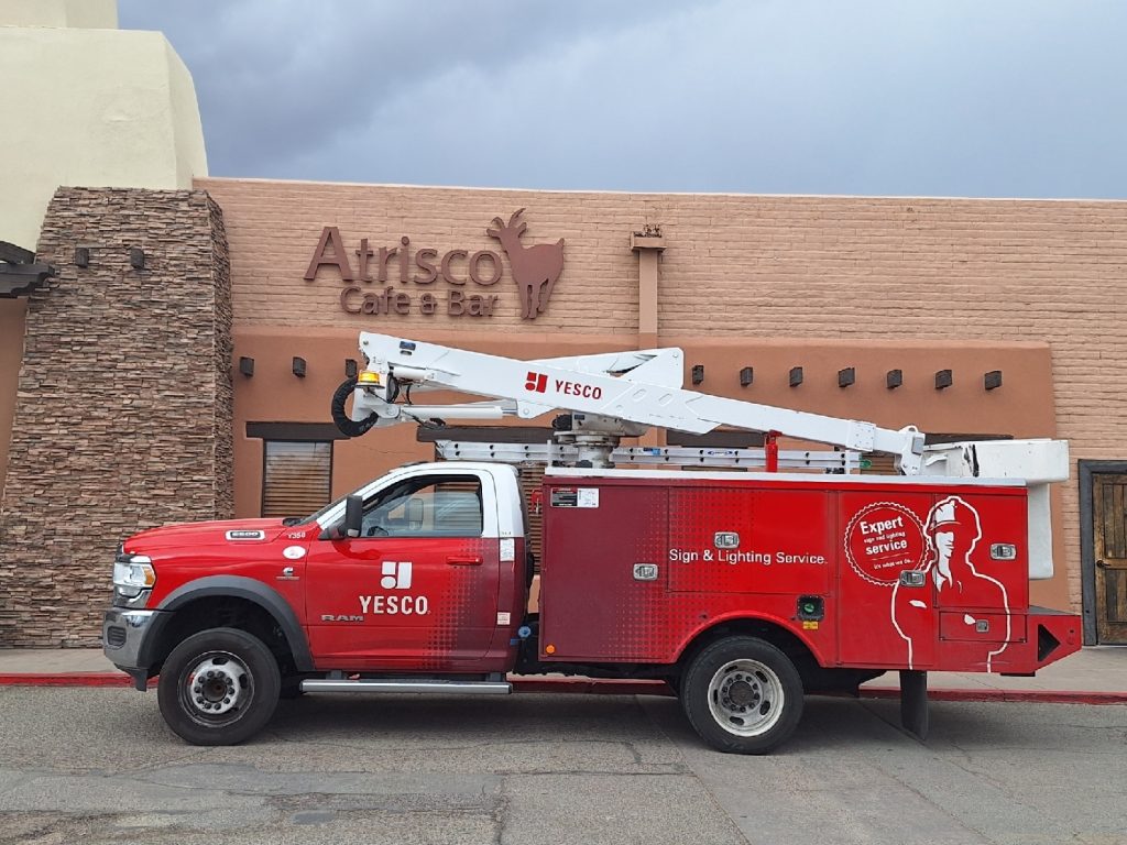 Sign Maintenance Completed for Atrisco Cafe & Bar | YESCO Sign ...