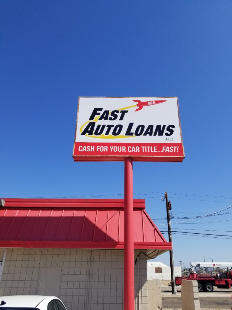 Flex Face Replacement & LED Retrofit – Fast Auto Loans, Yuma, AZ ...