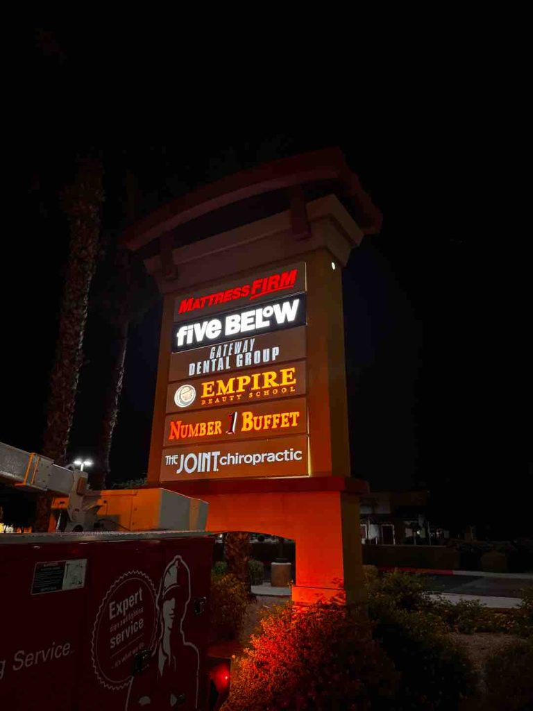 LED Upgrade at Gateway Crossing in Avondale | YESCO Sign & Lighting ...
