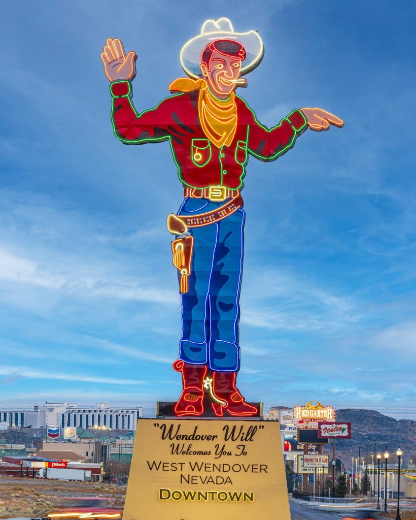 Finished and Refurbished Wendover Will | YESCO Sign & Lighting Portland