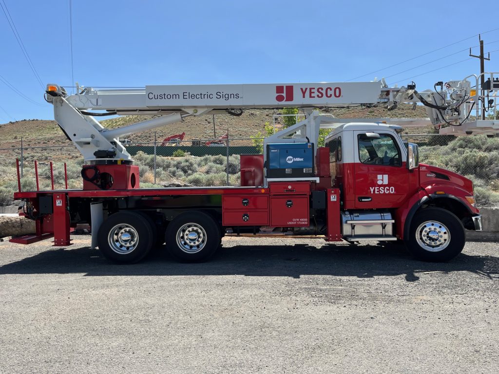 YESCO Reno Adds New Peterbilt Truck | YESCO Reno