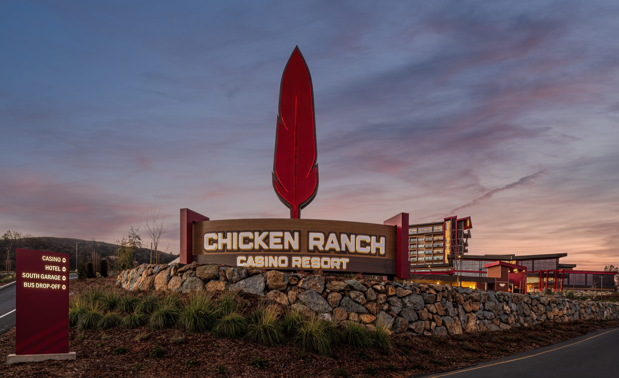 YESCO Completes Interior, Exterior Signage for Chicken Ranch Casino ...